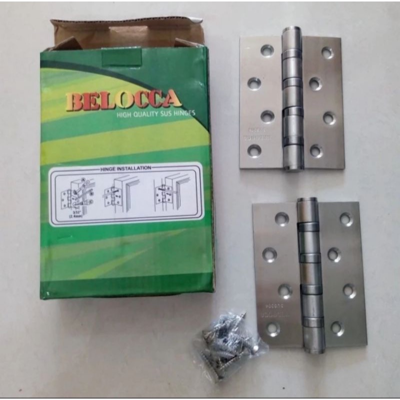 4" Stainless sus304 hinge. Belocca / Hinge | Shopee Philippines