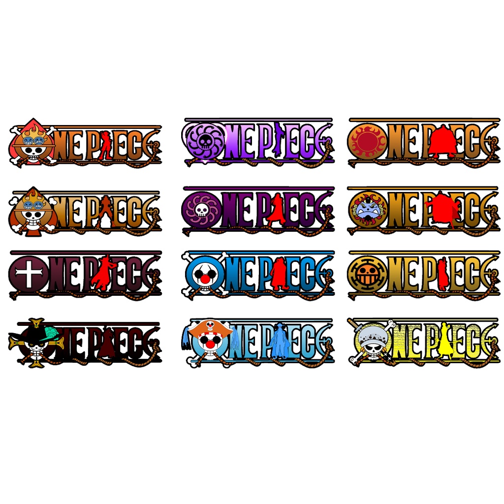 One Piece Logo Vinyl Sticker Buggy, Mihawk WITH FREEBIES!!! | Shopee ...