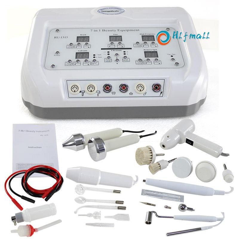 9 In 1 Facial Machine with Galvanic High Frequency Ultrasonic Diamond ...