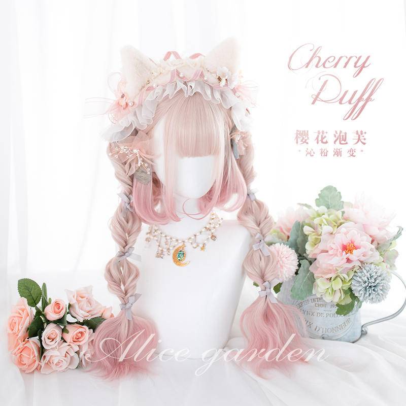 Alicegarden's daily lolita wig Cherry Blossom Puff | Shopee Philippines