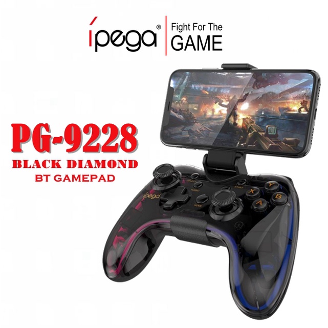 Ipega Pg-9228 Black Diamond Dual Motor Wireless Game Controller With ...
