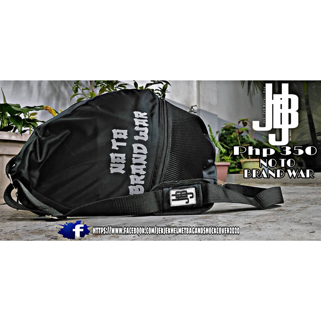 NO TO BRAND WAR reflectorized helmet bag | Shopee Philippines
