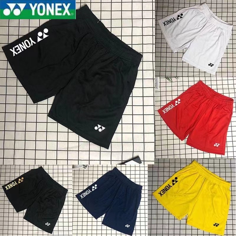 YONEX New Badminton Shorts Competition Men's and Women's Common Shorts Solid Color Fast Dry ...