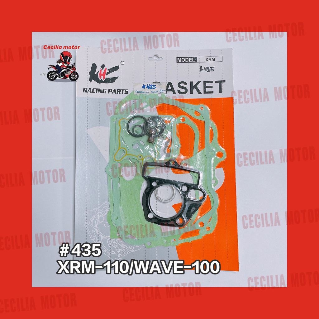 MOTORCYCLE Overhauling Gasket FOR FURY GY6-125 XRM WAVE125 LIFAN TMX ...