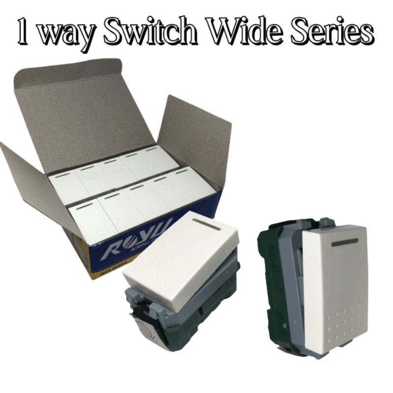 Royu 1 way Switch-A Wide Series Authentic sold per piece | Shopee ...