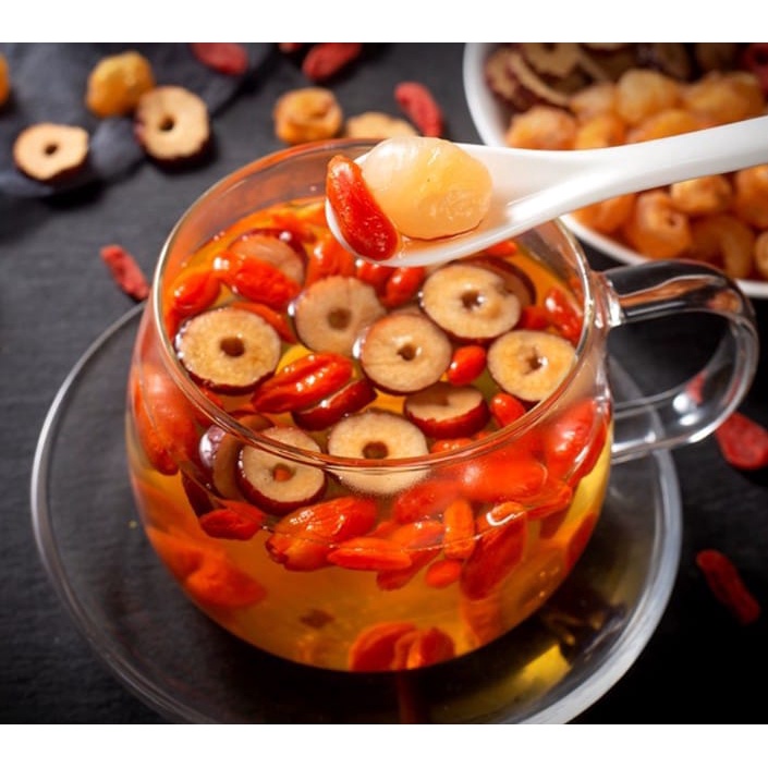 Three BAO CHA/HERBAL Tea ANGCO GOJIBERRY LONGAN/HERBAL FRUIT/ SAN BAO ...