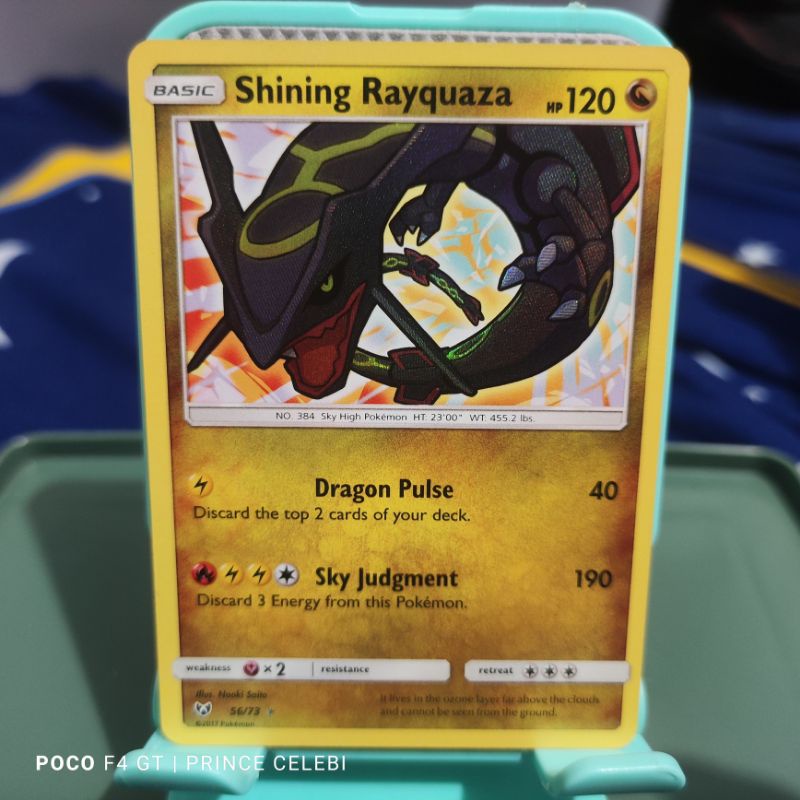 Pokemon TCG - Shining Rayquaza | Shopee Philippines