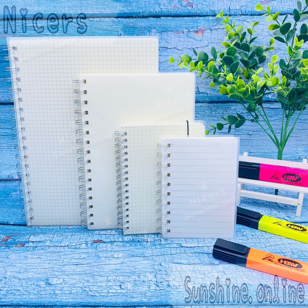 Binder Notebook A6 A5 B5 Line Dot Blank Grid Spring Notebook Shopee Philippines