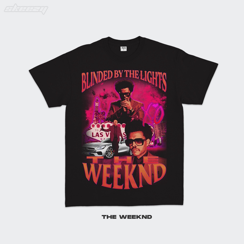 The Weeknd Tee by SKEEZY | 90s Y2K New Wave | Fan Made Aesthetic Bootleg tee | Shopee Philippines