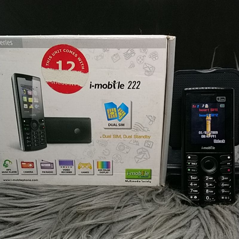 I MOBILE 222 Hitz series Unit and Charger *38564 | Shopee Philippines
