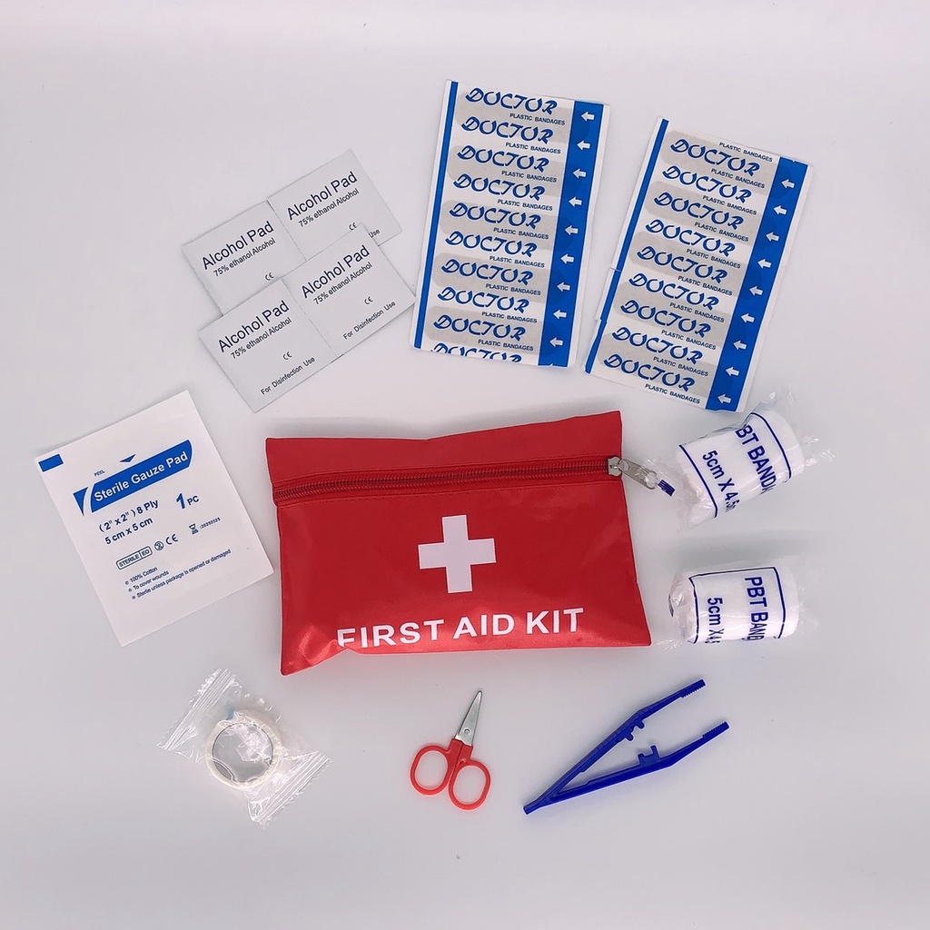 WG First Aid Kit Set Medical Pouch Family Emergency Kit Woundplast ...