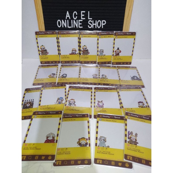 Identiy V x Rascal Collaboration SNS Style Clear Card Adventure ver ...