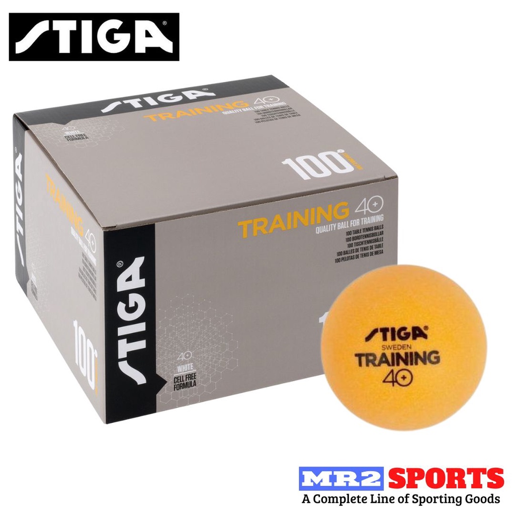 STIGA Training 40+ Practice Table Tennis Ping Pong Orange Color Balls ...
