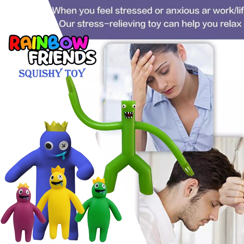 Roblox Rainbow Elastic Friends Squishy Prop Multi-function ...