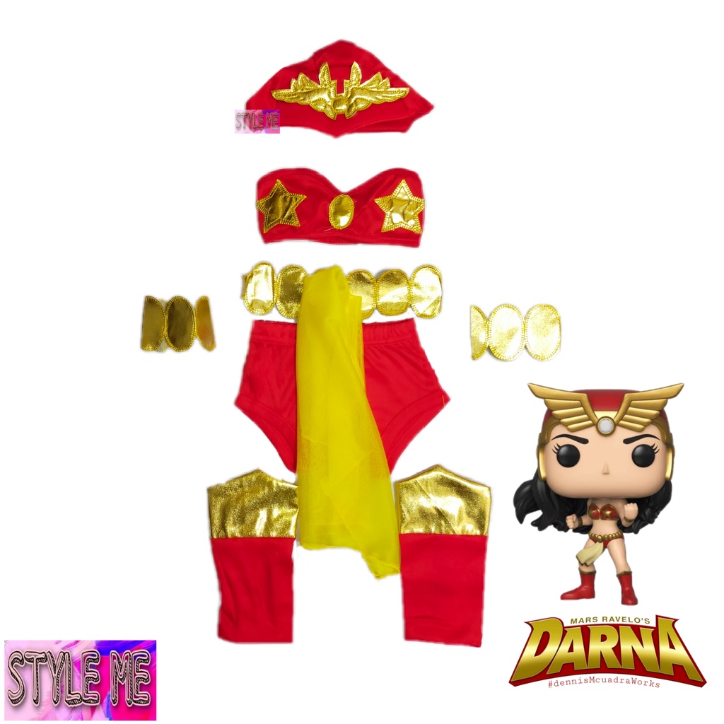 Darna Stretchable Costume Cosplay Roleplay Birthday Party or Any ...