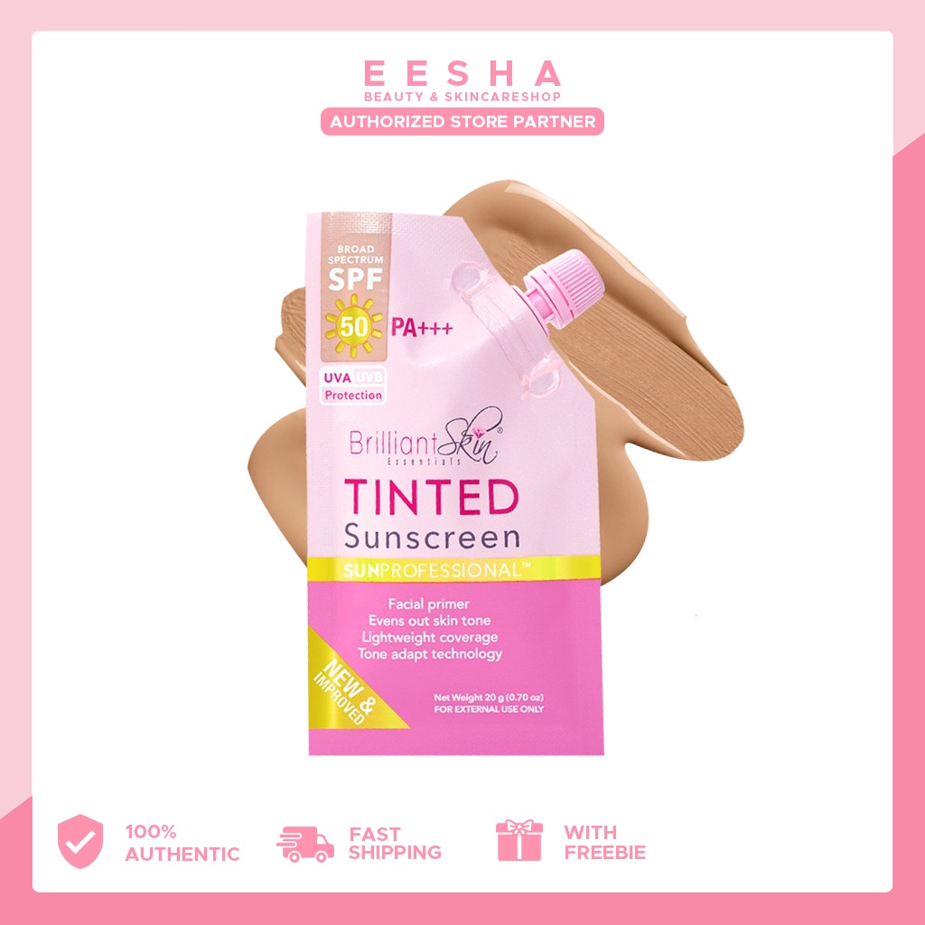 Brilliant Skin Essentials New And Improved Tinted Sunscreen Spf 50 Pa Broad Spectrum 20g 