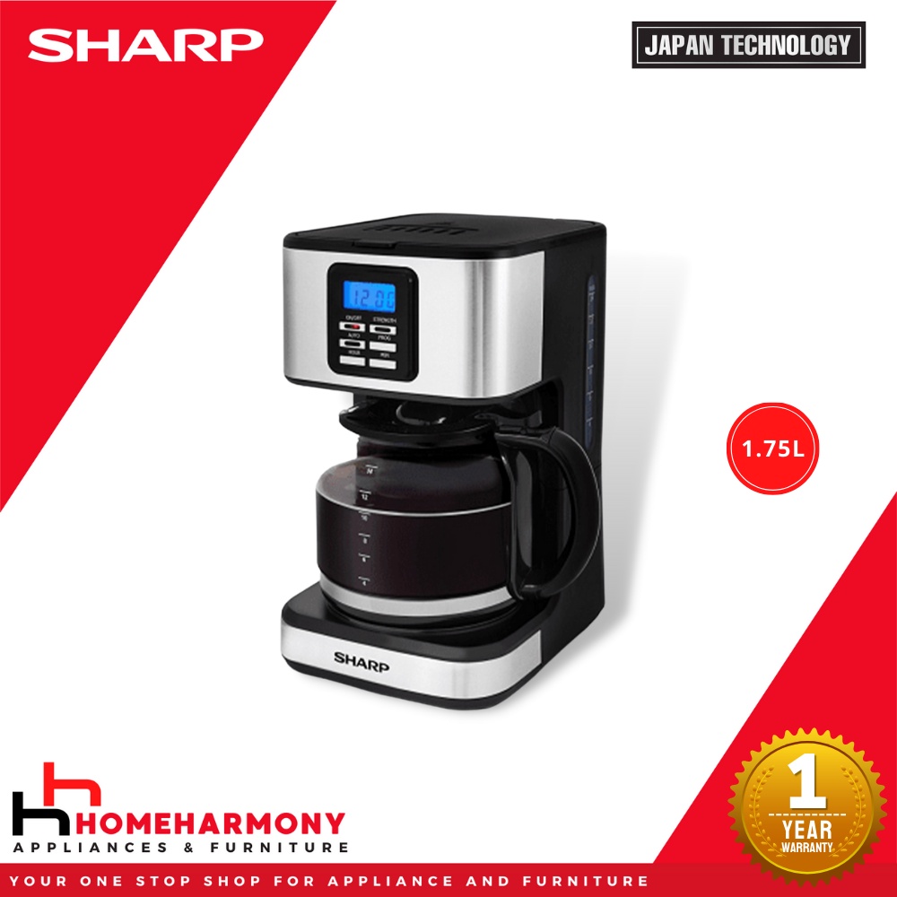 Sharp HM-DX41P-W 1.75L Coffee Maker | Shopee Philippines