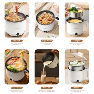 Dreepor mini rice cooker small With Steamer non stick pan hot pot ...