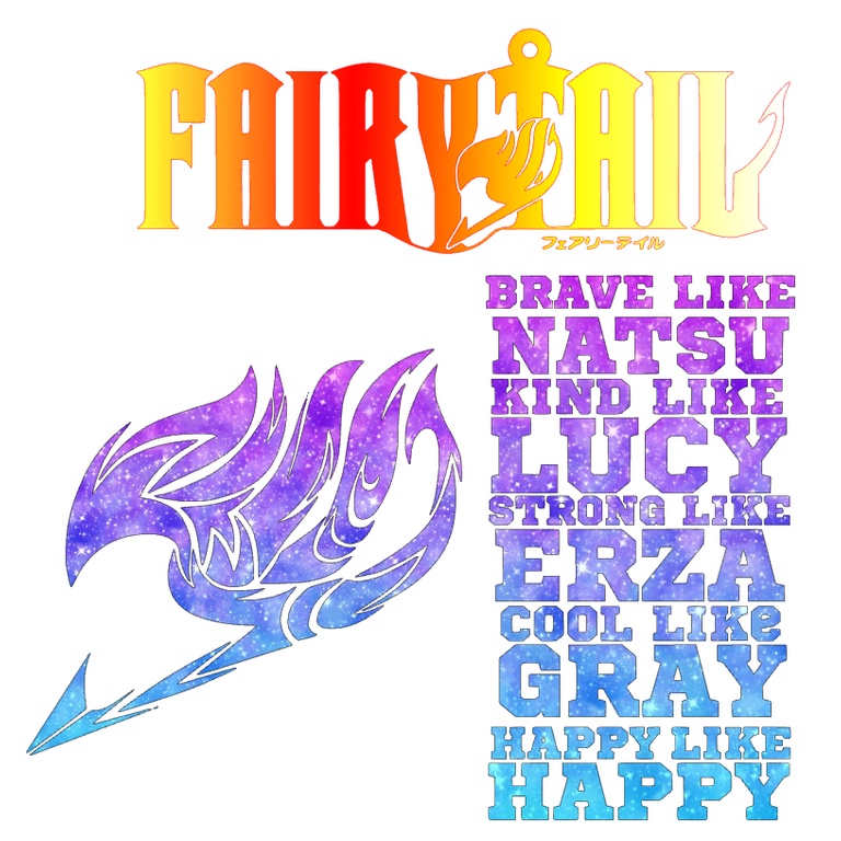 FairyTail Logo Vinyl Sticker (Waterproof) WITH FREEBIES!!! [Elijahkco ...
