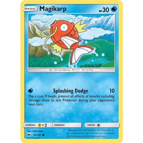 Magikarp & Gyarados Pokemon Cards TCG (1st Gen Pokemon) | Shopee ...