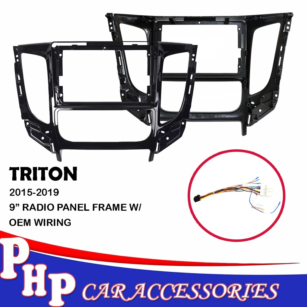 9 Inch Car Fascia for Triton 2015-2019 Head Unit Fascia Radio Frame ...