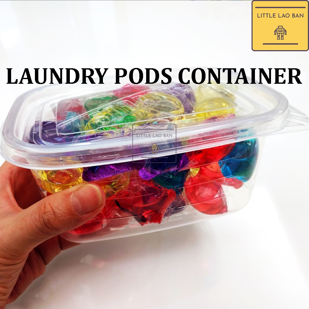 Multipurpose Transparent Storage Box Container Box Kotak Simpan Barang ...