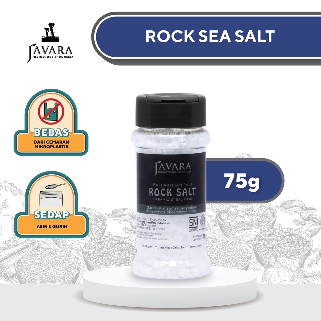 Javara rock sea salt | Javara Rock Sea Salt 75g | Shopee Philippines