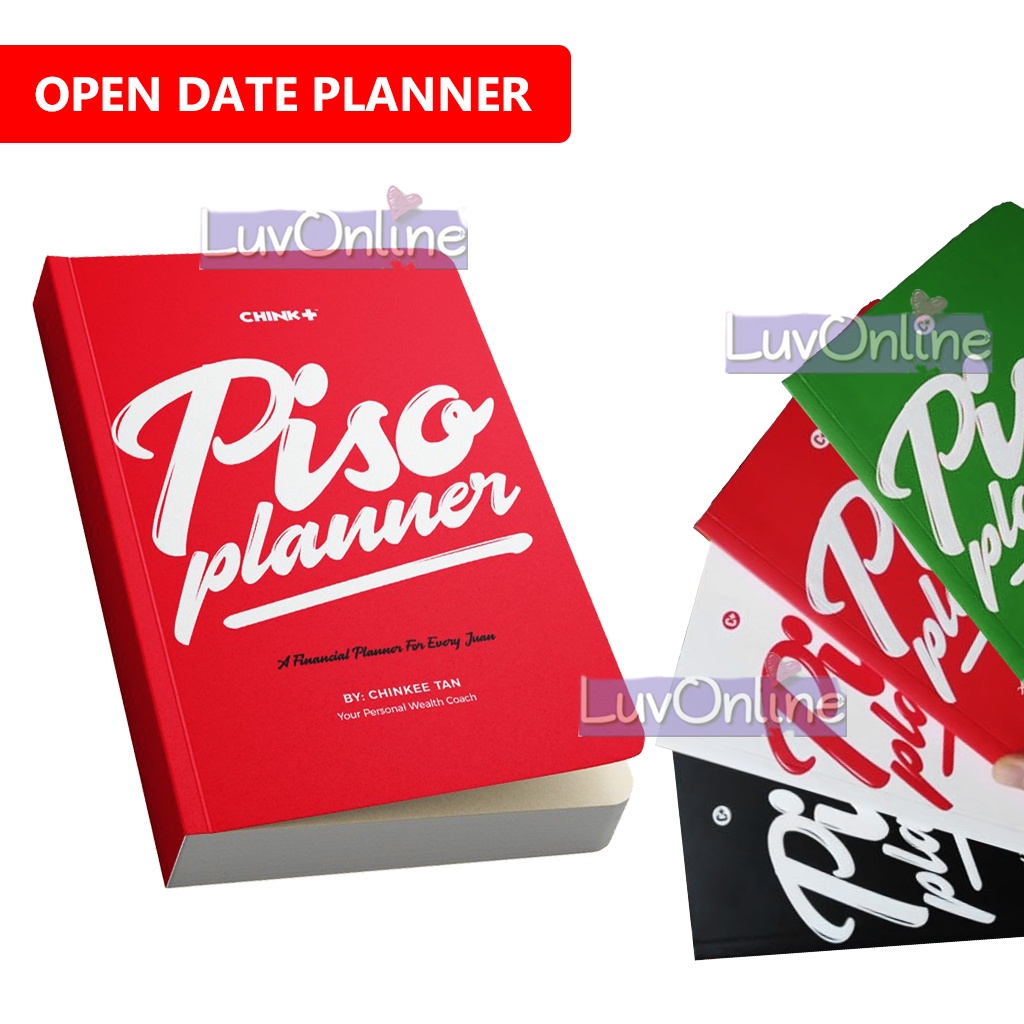 2024-2026 new PISO PLANNER by Chinkee Tan Gift Financial Finances Self-help | Shopee Philippines