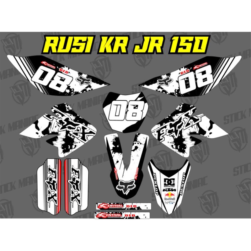 Rusi KR jr 150 full body decals | Shopee Philippines