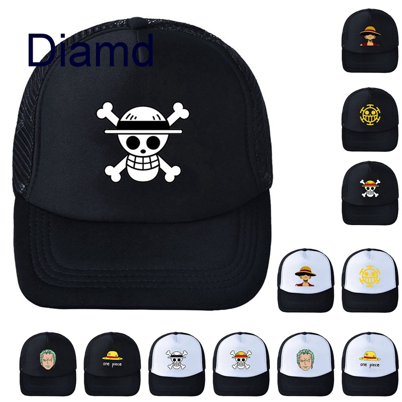 Diamd Canvas ONE PIECE Dad Hat Pirate Comic Baseball Caps Anime Fan ...