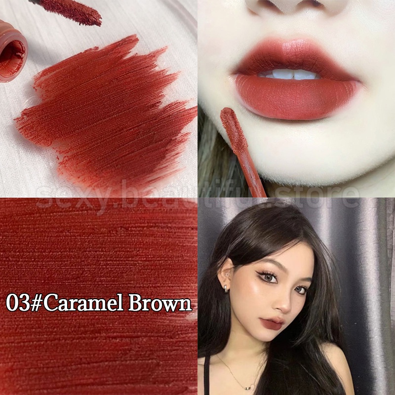 HERORANGE Velvet Matte Lip Balm Little Emotion Lip Gloss WaterProof ...