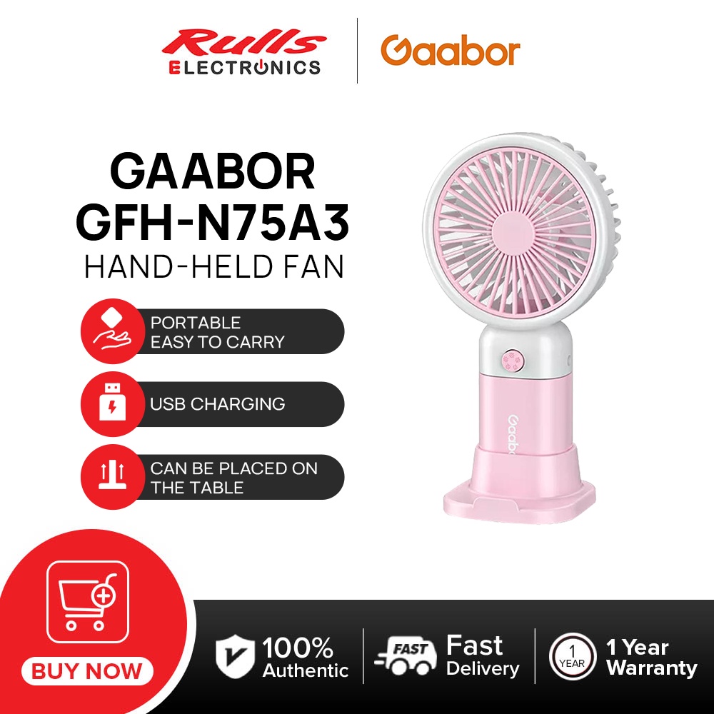 Gaabor GFH-N75A1/GFH-N75A3 Hand-held Fan Portable Mini Fan USB ...
