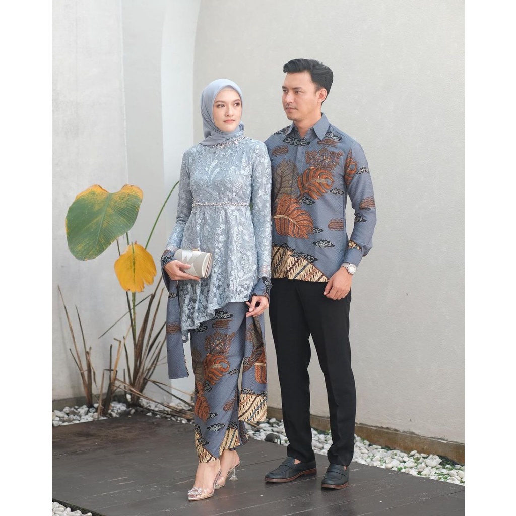 Batik Couple Kebaya Modern Kebaya Kebaya Fiance Kebaya Graduation ...