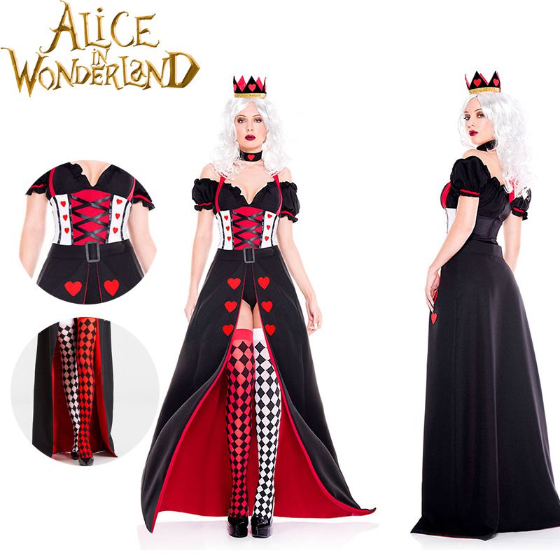 In Alice Delightful Wonderland The Red Outfit Christmas Queen | Shopee ...