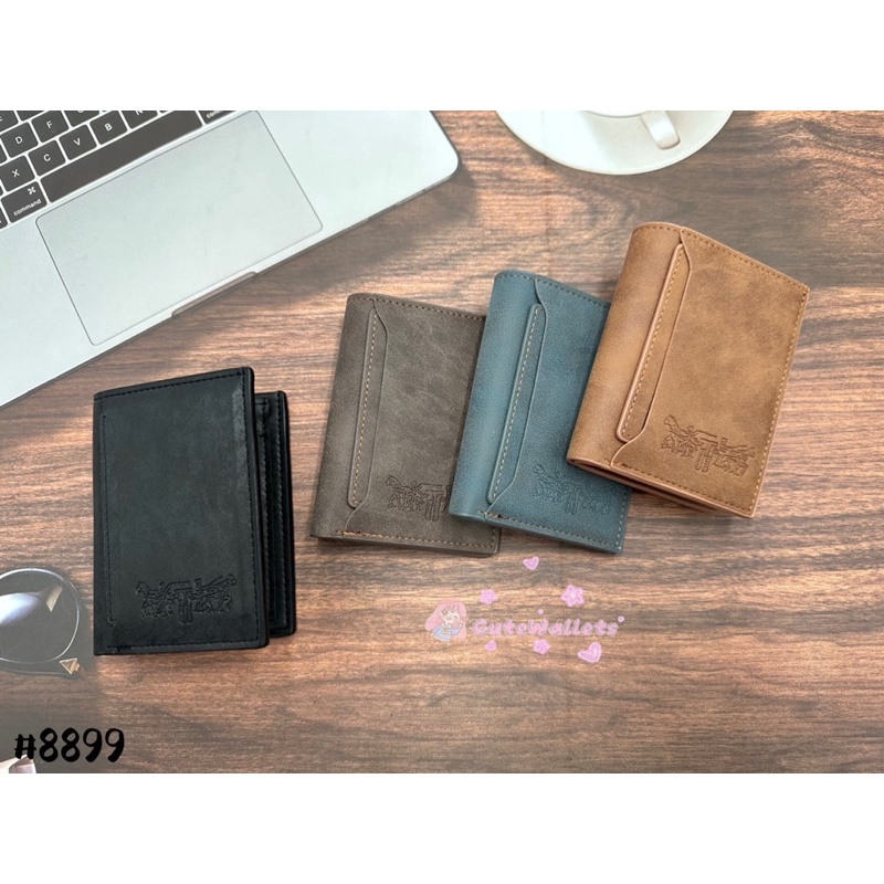 Men's Pocket Size 2folds wallet Business Wallet Causal Wallet Bifold ...