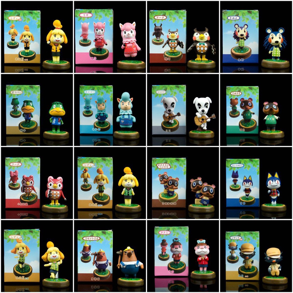 Animal Crossing Figure Toys Animal Model Doll Kids Birthday Gift ...