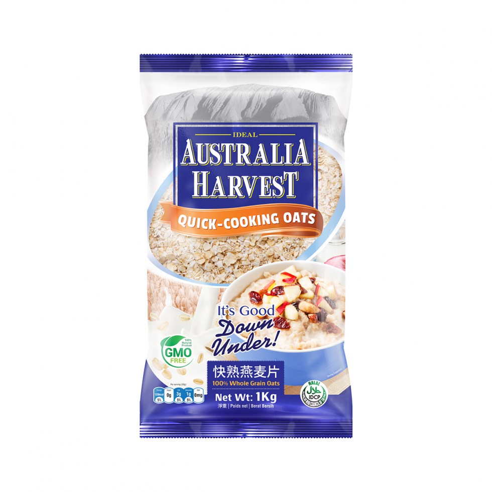 Ideal Australia Harvest Quick Cooking Oats 1Kg | Shopee Philippines