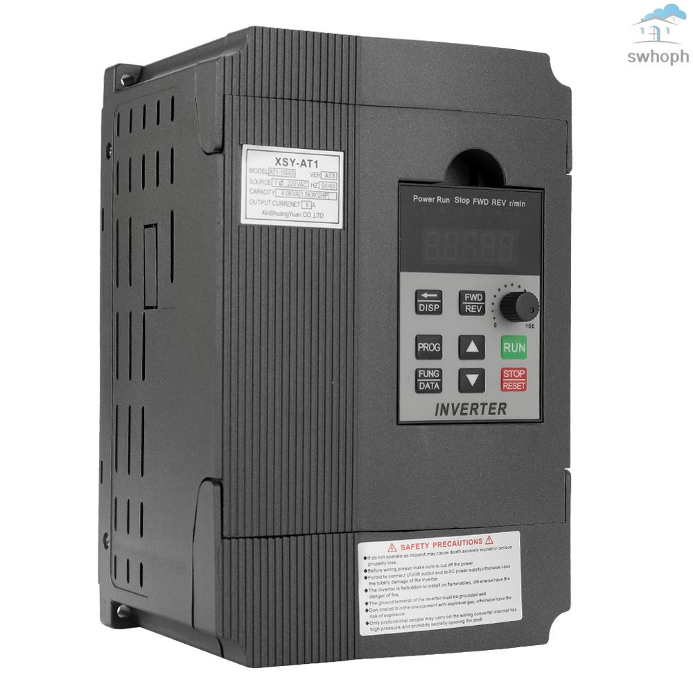 Universal VFD Frequency Speed Controller 2.2KW 12A 220 V AC Motor Drive Single-Phase In Three ...