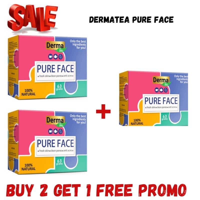 Authentic Derma Tea Pure Face 100g (Buy 2 Get 1 Free) | Shopee Philippines