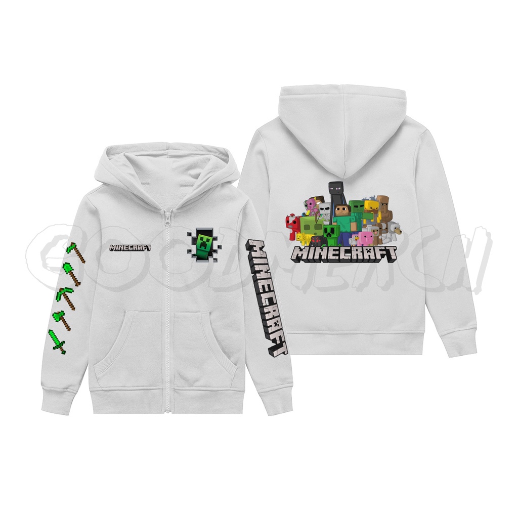 NEWEST MINECRAFT GAME CHILDREN'S ZIPPER HOODIE JACKET / MINECRAFT ...