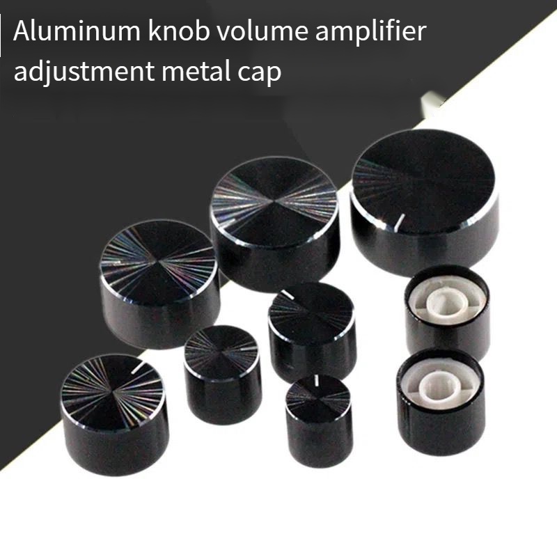Aluminum Knob Fine Car Volume Power Amplifier Adjustment Metal Cap ...