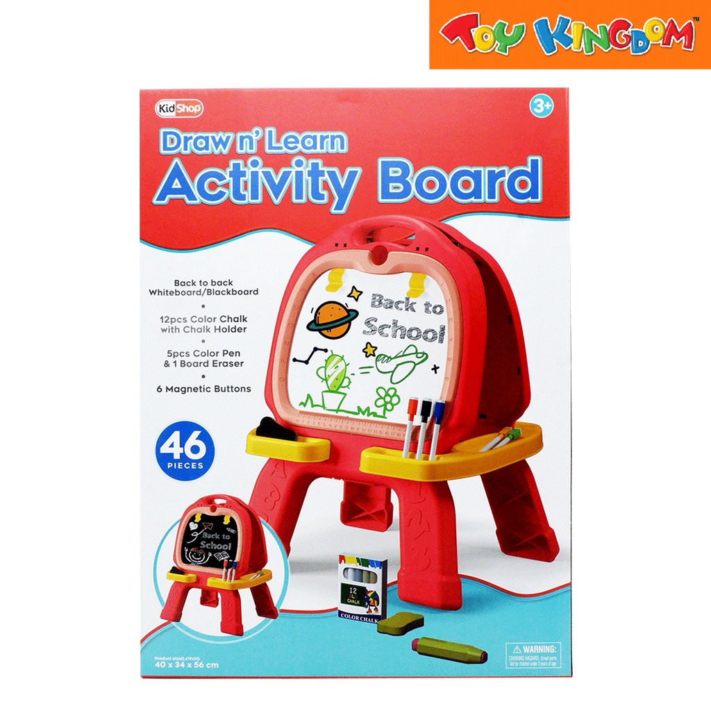 KidShop Draw 'n Learn Magnetic Buttons Activity Board | Shopee Philippines