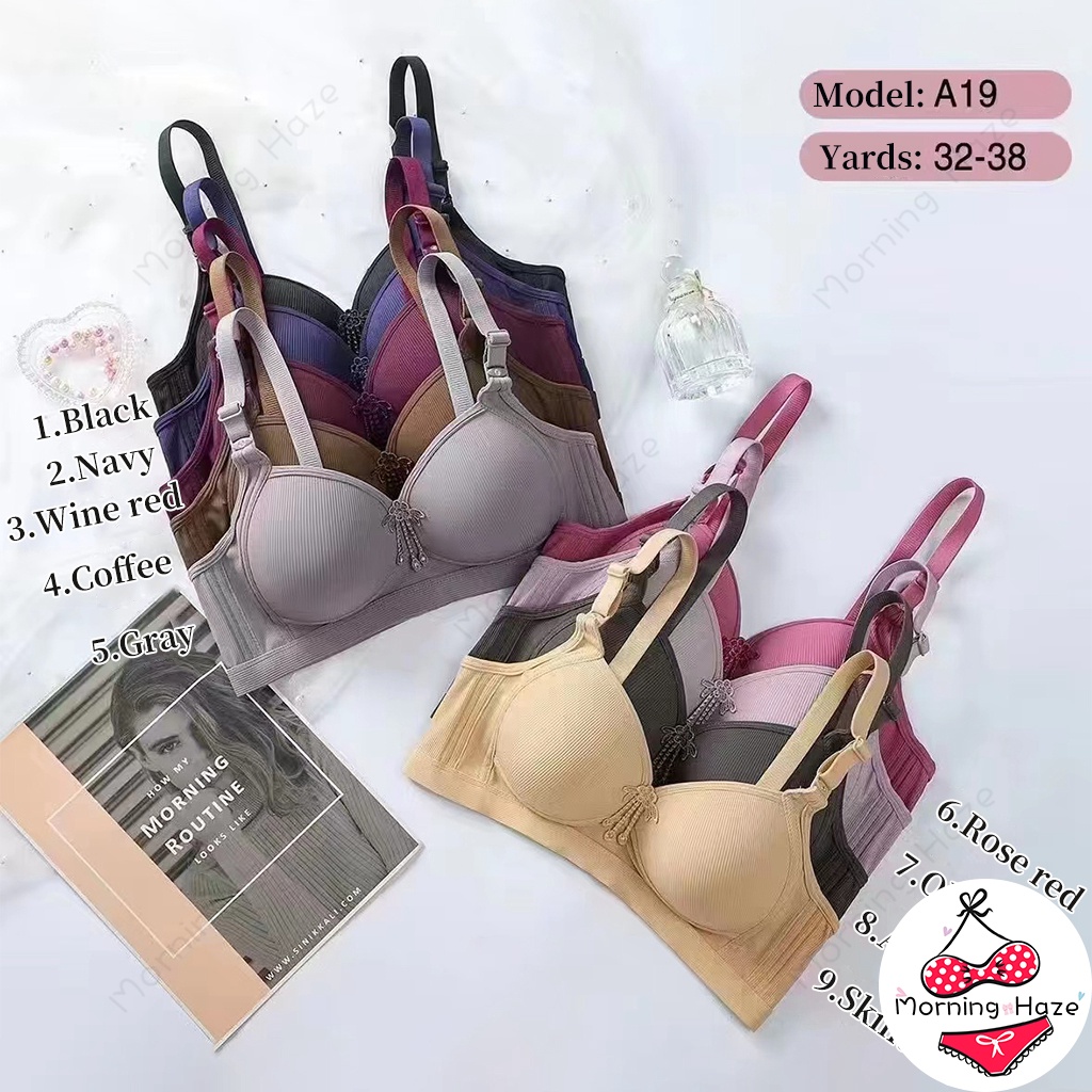 Sexy Bra Push Up Bralette Soft Non-Wire Underwear Thin Mold Cup B Bra ...