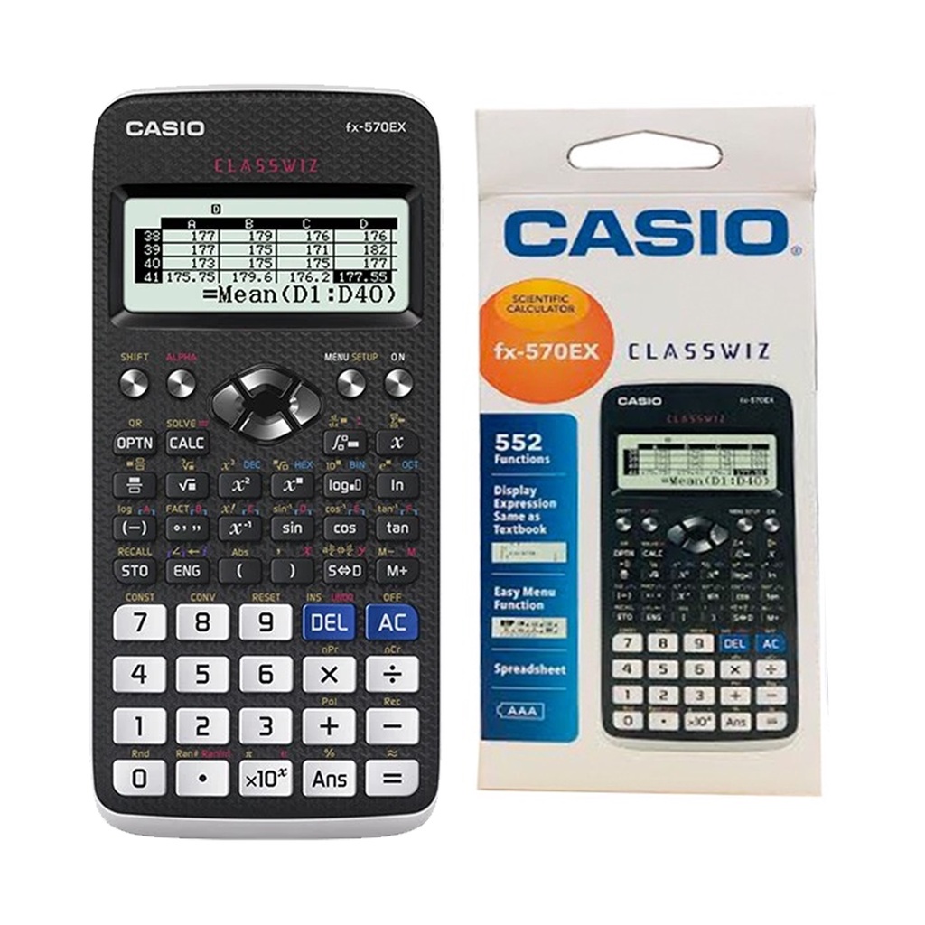 CASIO Scientific Calculator original Fx-570ex plus 570es plus Functions ...