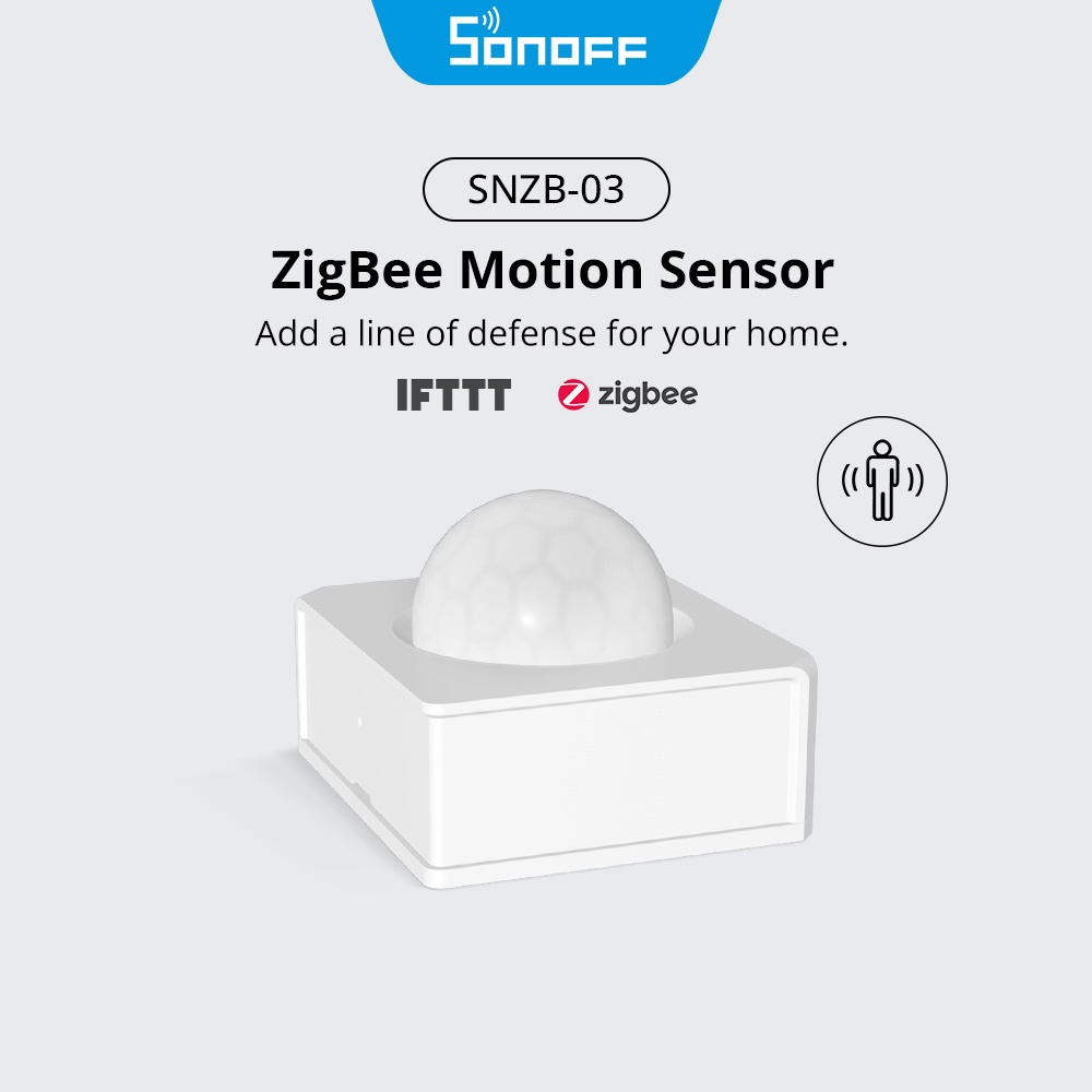 SONOFF SNZB-03 ZigBee Motion Sensor Smart Handy Device Detect Motion Trigger Alarm Work with ...