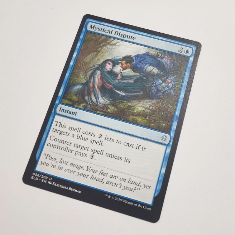 MTG Card MYSTICAL DISPUTE Magic the Gathering Trading Card Game Blue ...