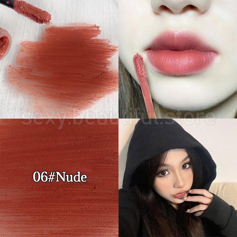 HERORANGE Velvet Matte Lip Balm Little Emotion Lip Gloss WaterProof ...