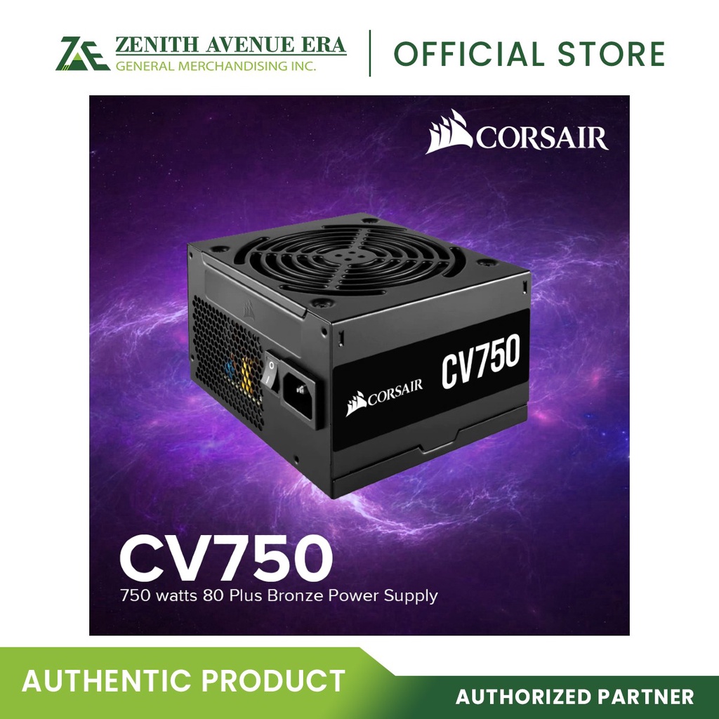 Corsair CV750 750Watts 80+ Bronze Certified PSU | Shopee Philippines