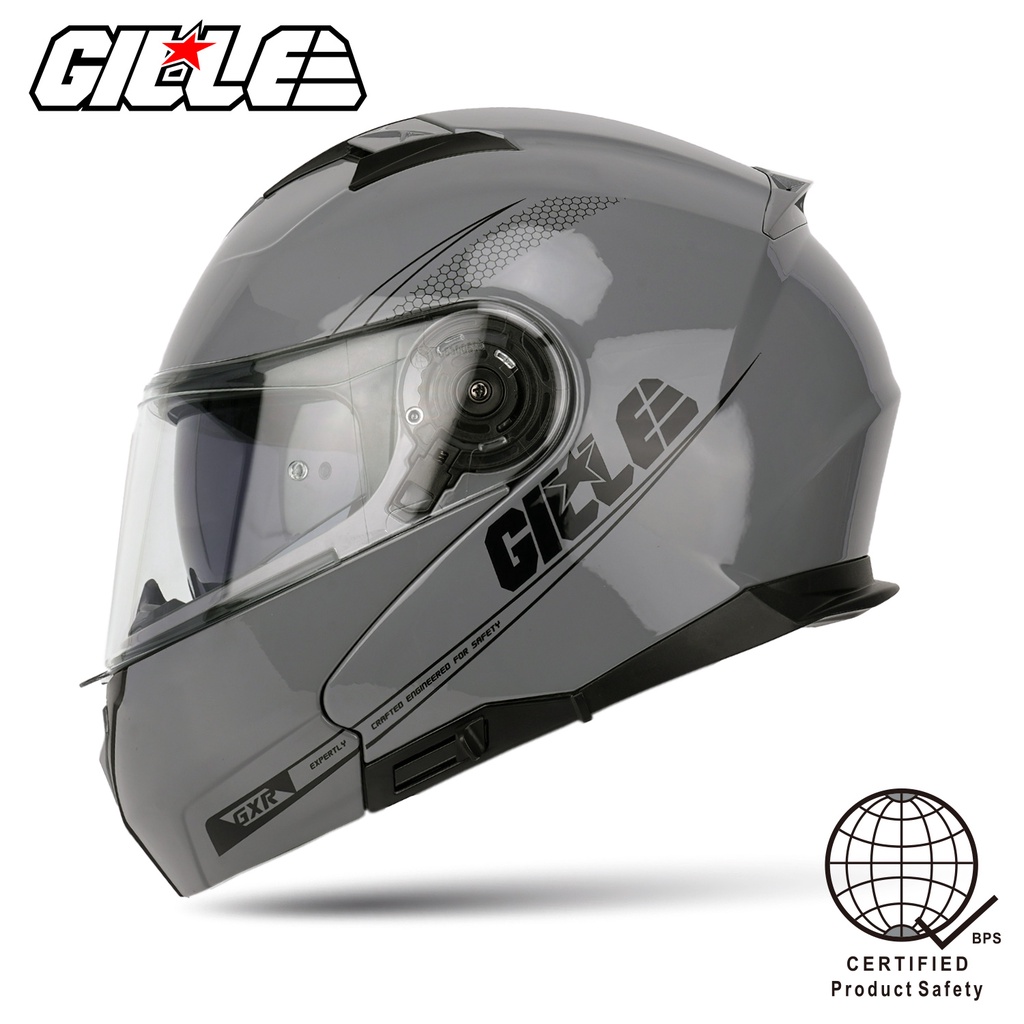 Gille GXR Modular Dual Visor helmet for Motorcycle w/ free Iridium ...