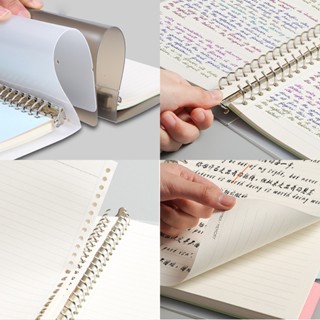 Oumi Notebook A5/B5/A4 Loose Leaf Refill Papers Notepads Binder Coil Refillable Notebooks ...